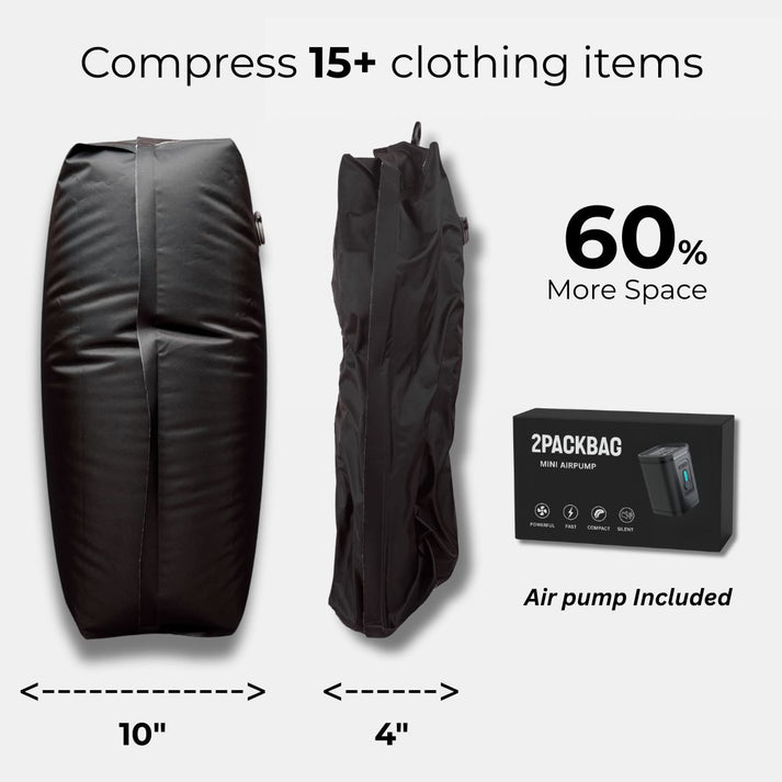 2PackBag™ - Pack More, Pay Less